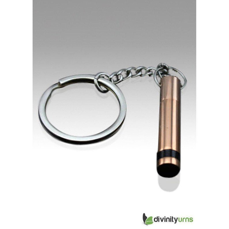 Copper Cylinder Cremation Keepsake Key Chain - Etsy