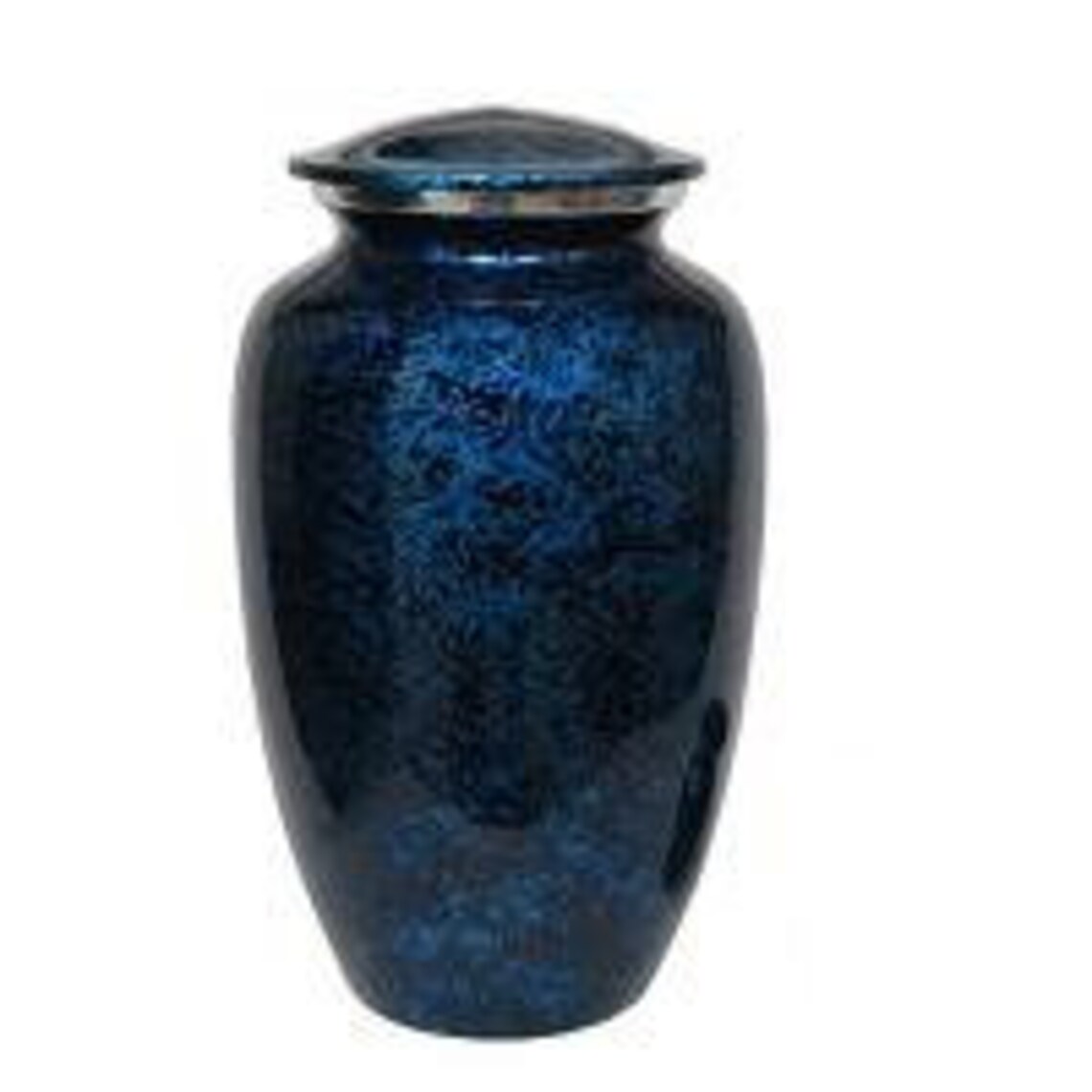 Classic Midnight Blue Alloy Cremation Urn - Etsy