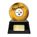 Football Cremation Urn With Optional Pittsburgh Steelers Ball Decor and ...