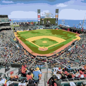 Oracle Park, San Francisco Giants, Paint by Number Kit, CA-13 Shipping ...