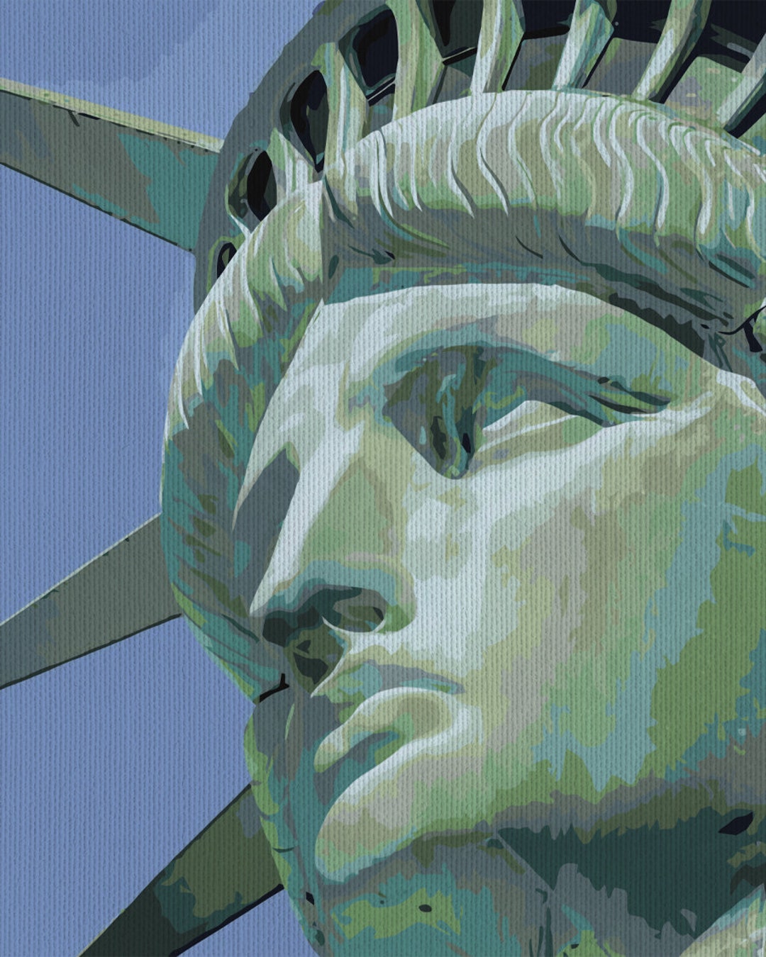 Statue of Liberty, NY-12 Paint by Number Kit, USA Shipping, DIY Paint ...