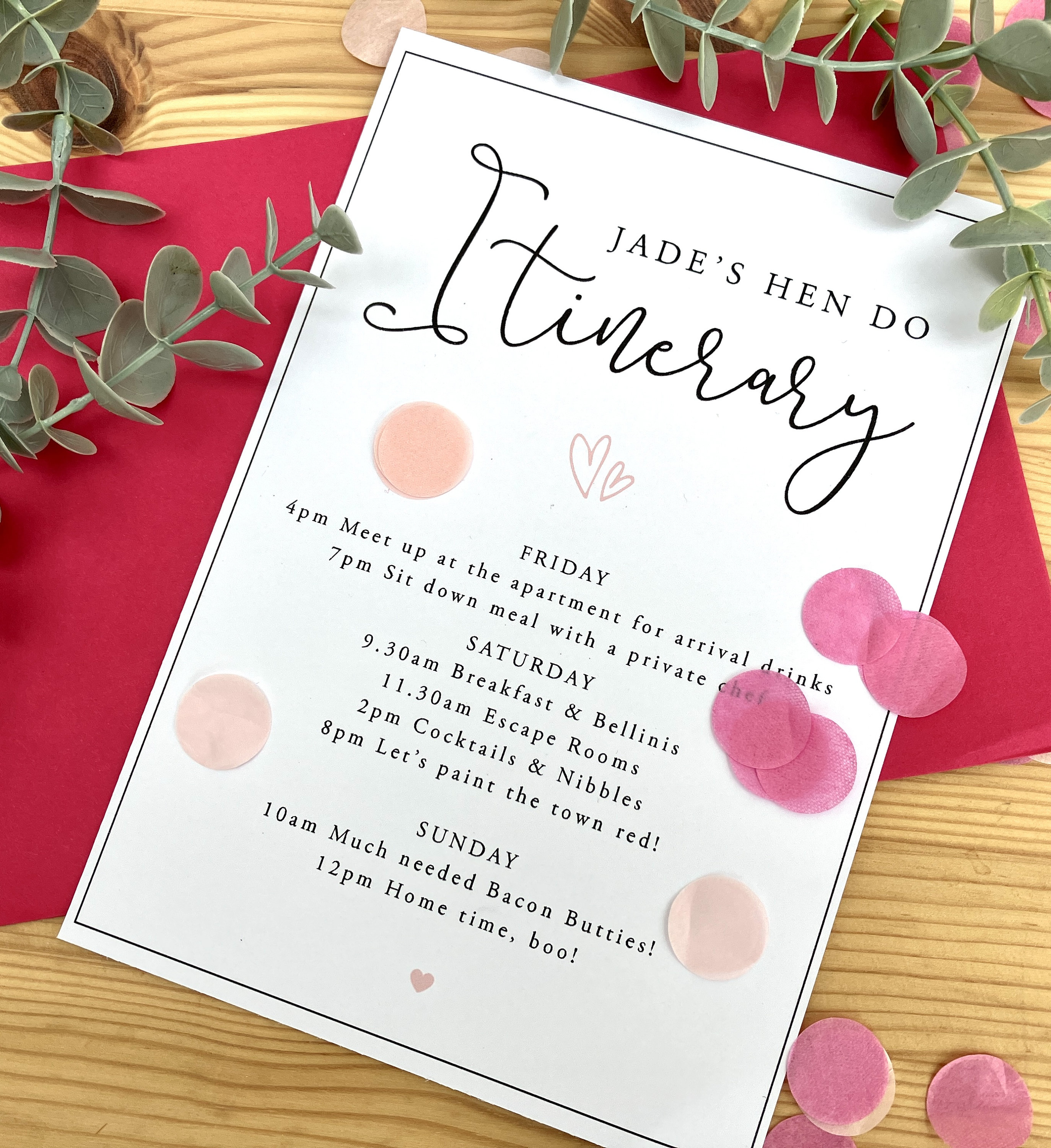 Personalised Bride Hen Do Invite. Bride to Be Hen Party - Etsy UK