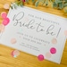 Personalised Bride Hen Do Invite. Bride to Be | Hen Party Invitation ...