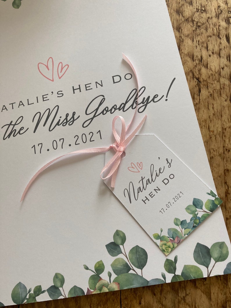 Hen Do Name Tags. Personalised Bride 'welcome' Bag Favour Labels. - Etsy UK