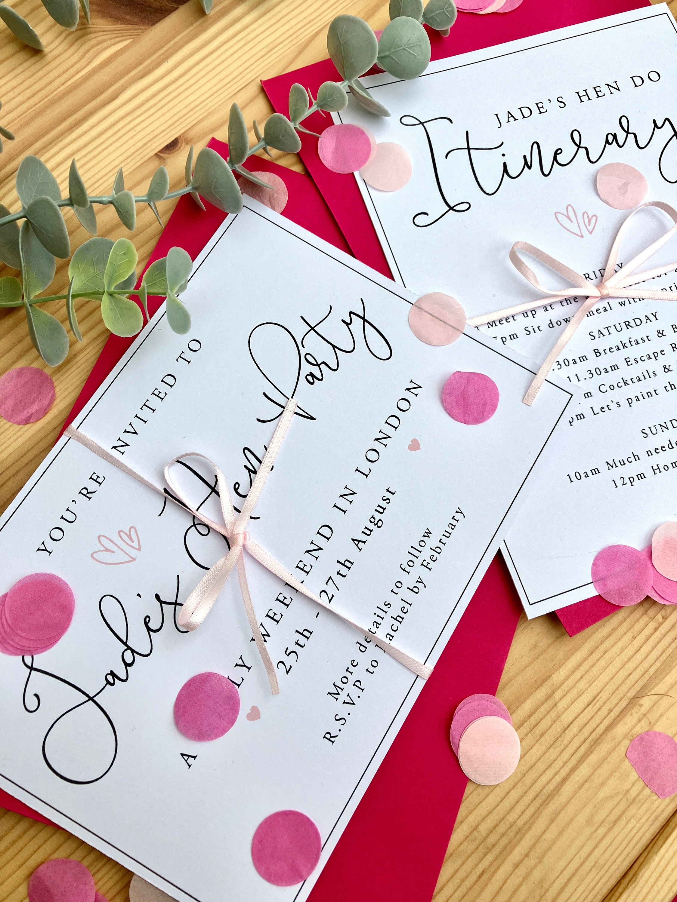 Personalised Bride Hen Do Invite. Bride to Be Hen Party - Etsy UK