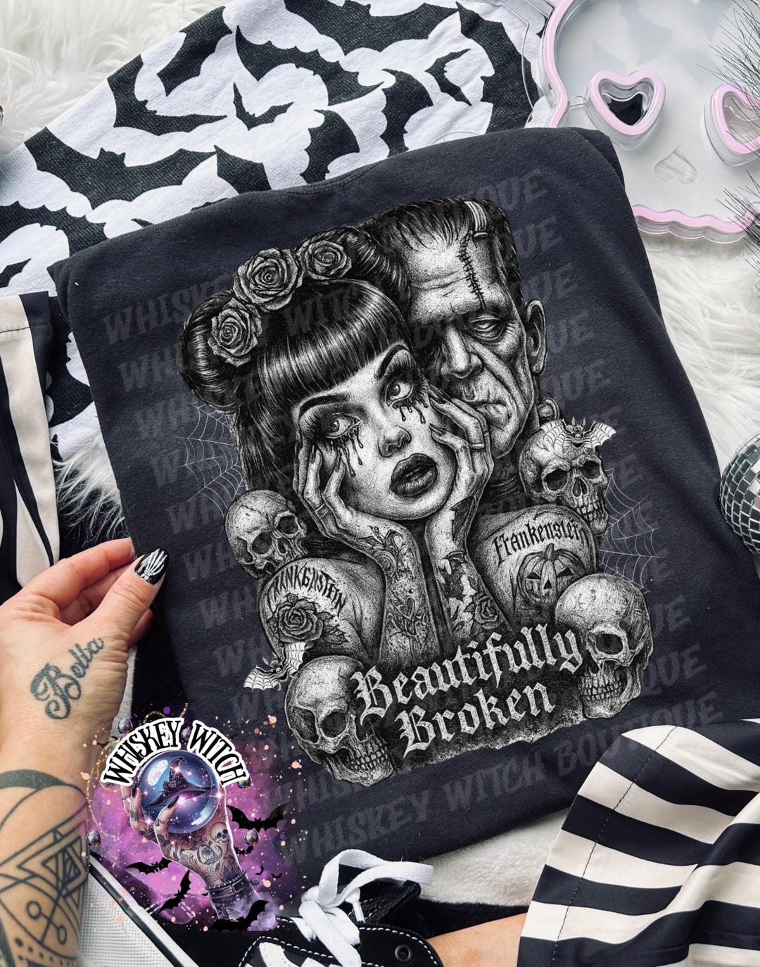 Beautifully Broken Shirt | Gothic Monster Love Tee | Dark Romance ...