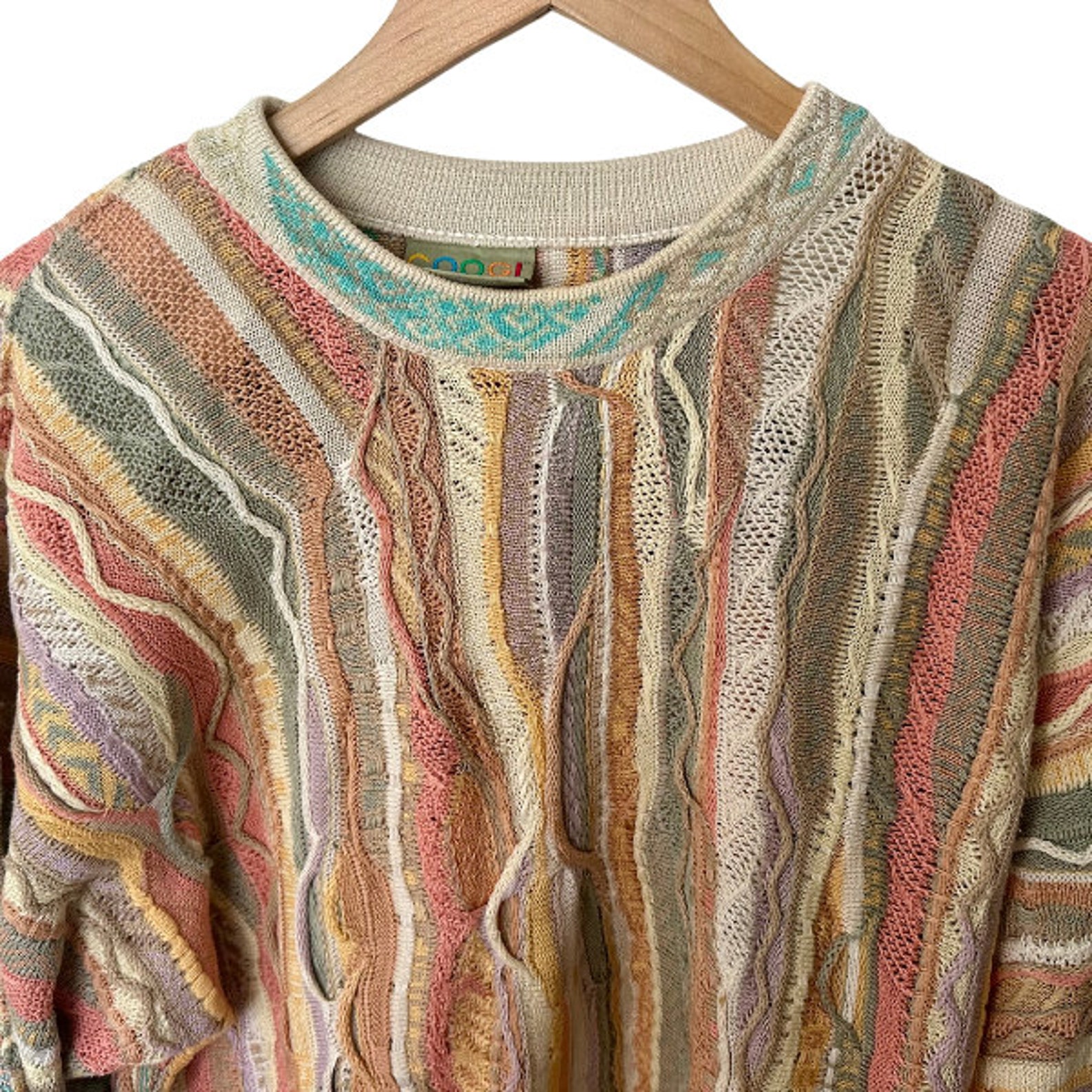 Vintage, COOGI, COOGI Australia, Knitted, Jumper, Sweater, Medium - Etsy