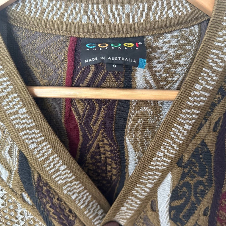 Vintage, COOGI, COOGI Australia, Knitted, Gilet, Vest, Jumper, Sweater ...