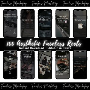 Melanin Faceless Women Reel Covers Luxury Aesthetic Instagram Cover for ...