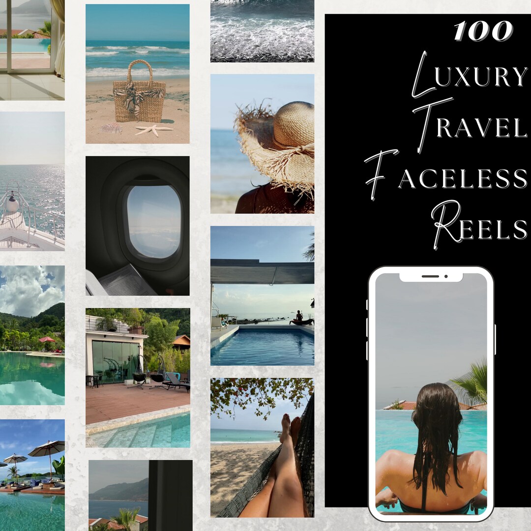 Luxury Travel Women Reels for Instagram, Reels for Tiktok, Instant Download, Editable in Canva ...