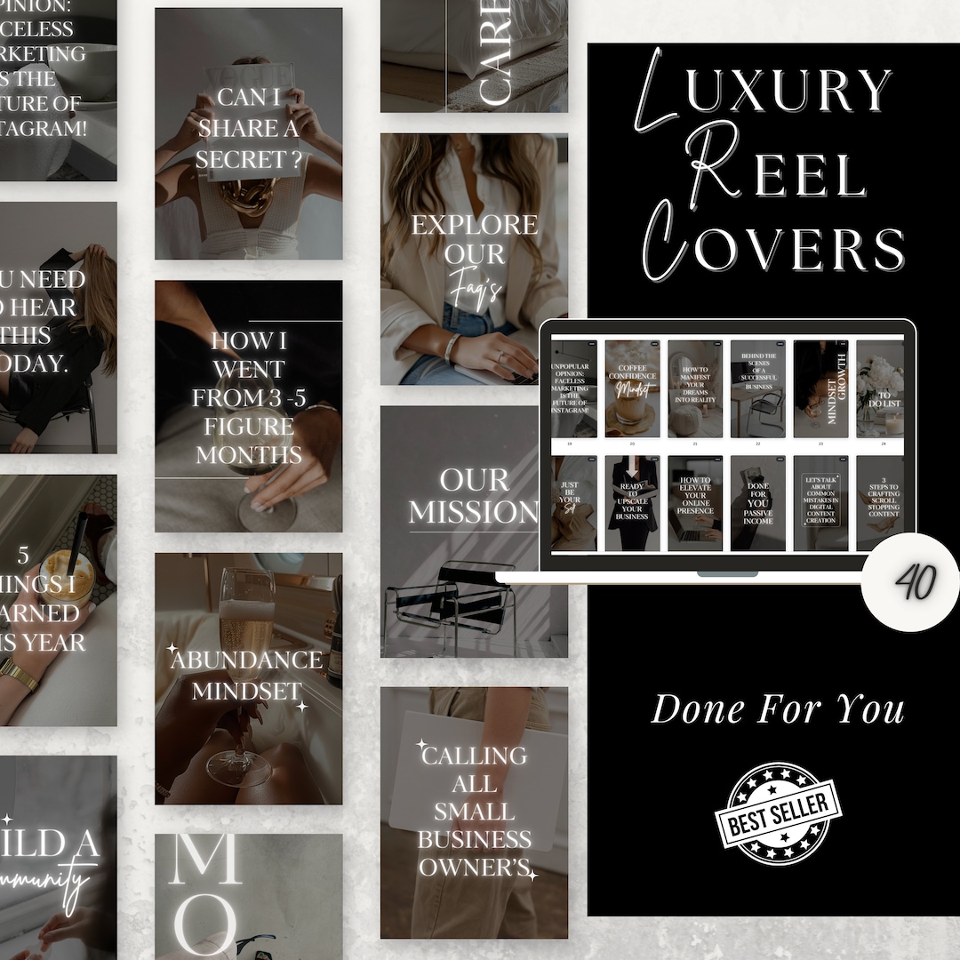 Aesthetic Instagram Reel Covers Canva Templates Instagram Reels With ...
