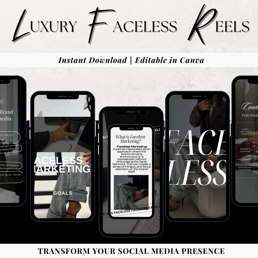 Luxury Aesthetic Faceless Reels L Social Media, Videos & Images ...