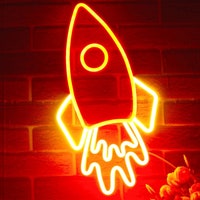 Mars Planet Balloon Astronaut Neon Sign, Flying Astronaut Led Sign ...