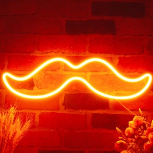 Moustache Decoration Flex Silicone LED Neon Sign St16-fnu0278 - Etsy