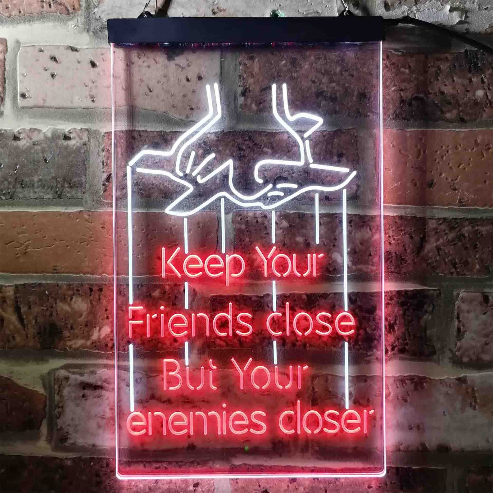 Keep Your Friends Close but Your Enemies Closer Quotes Dual - Etsy
