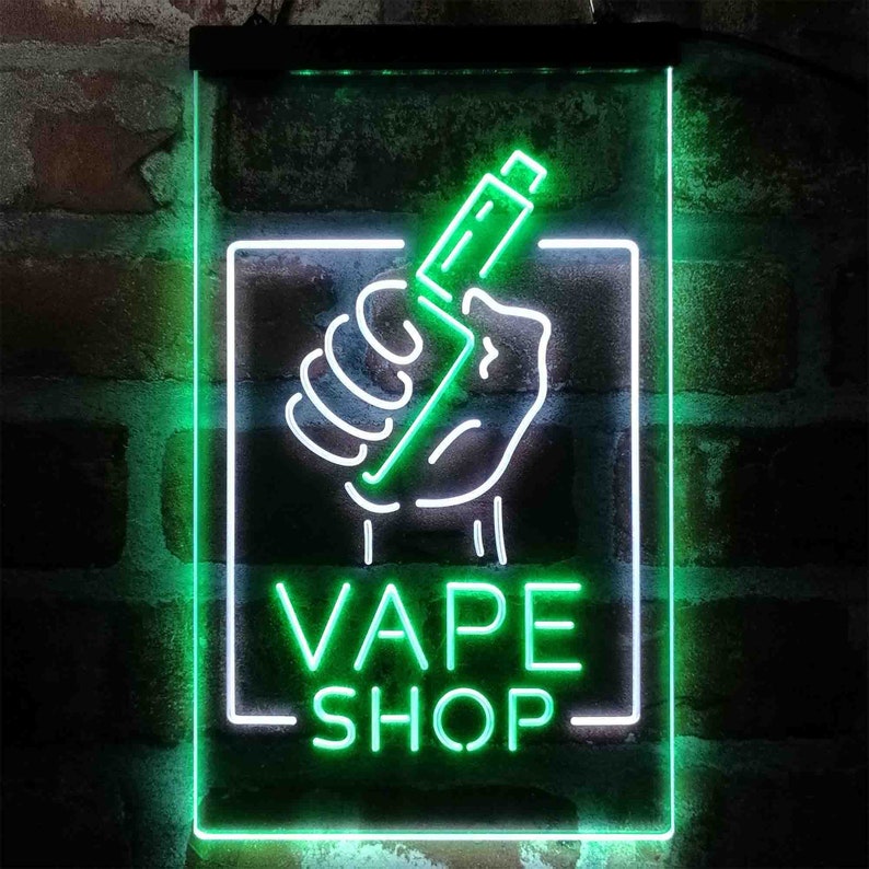 Vape Shop Holding Hand Display Dual Color LED Sign St6-i4018 - Etsy