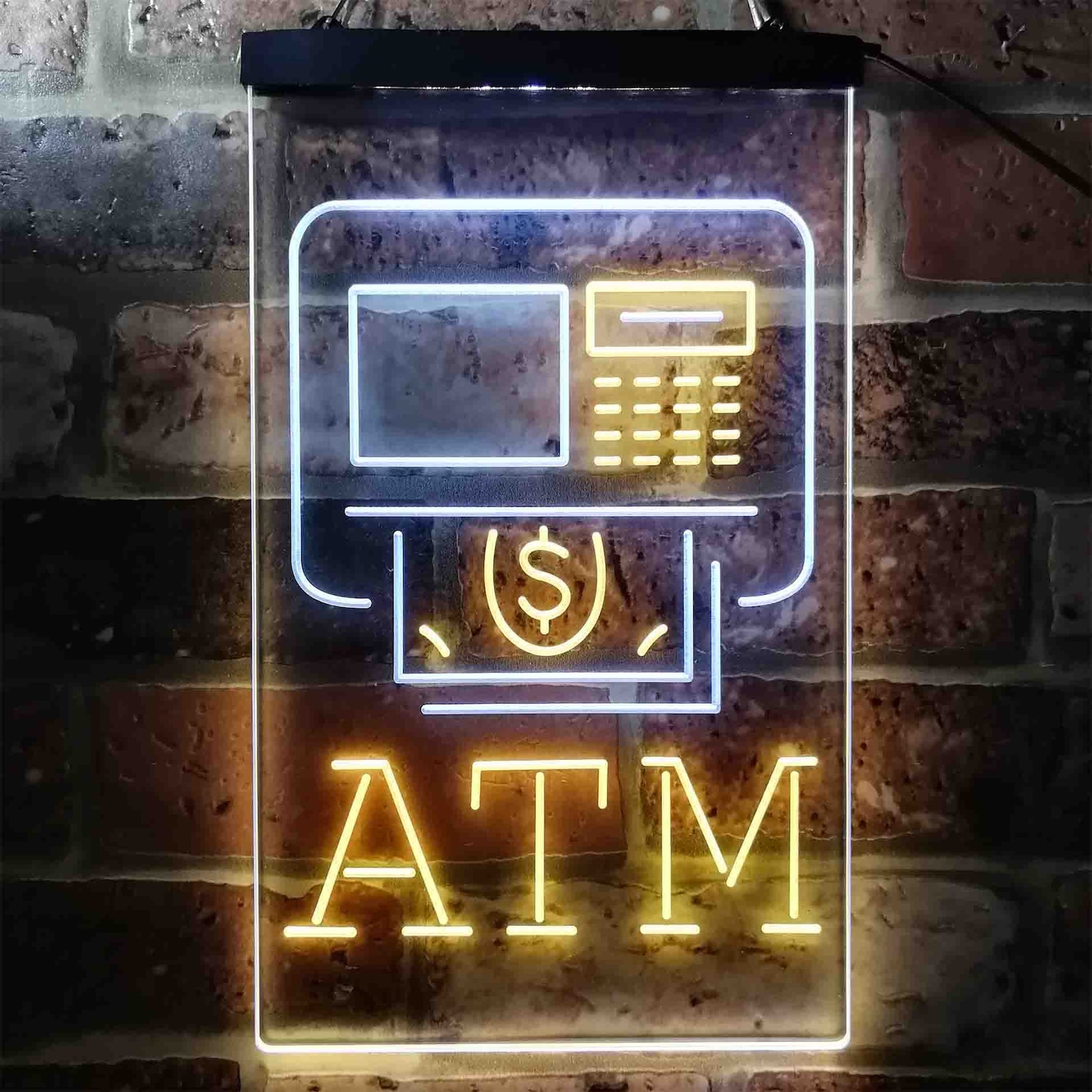ATM Machine Money Withdraw Inside Dual Color LED Sign St6-i3956 - Etsy