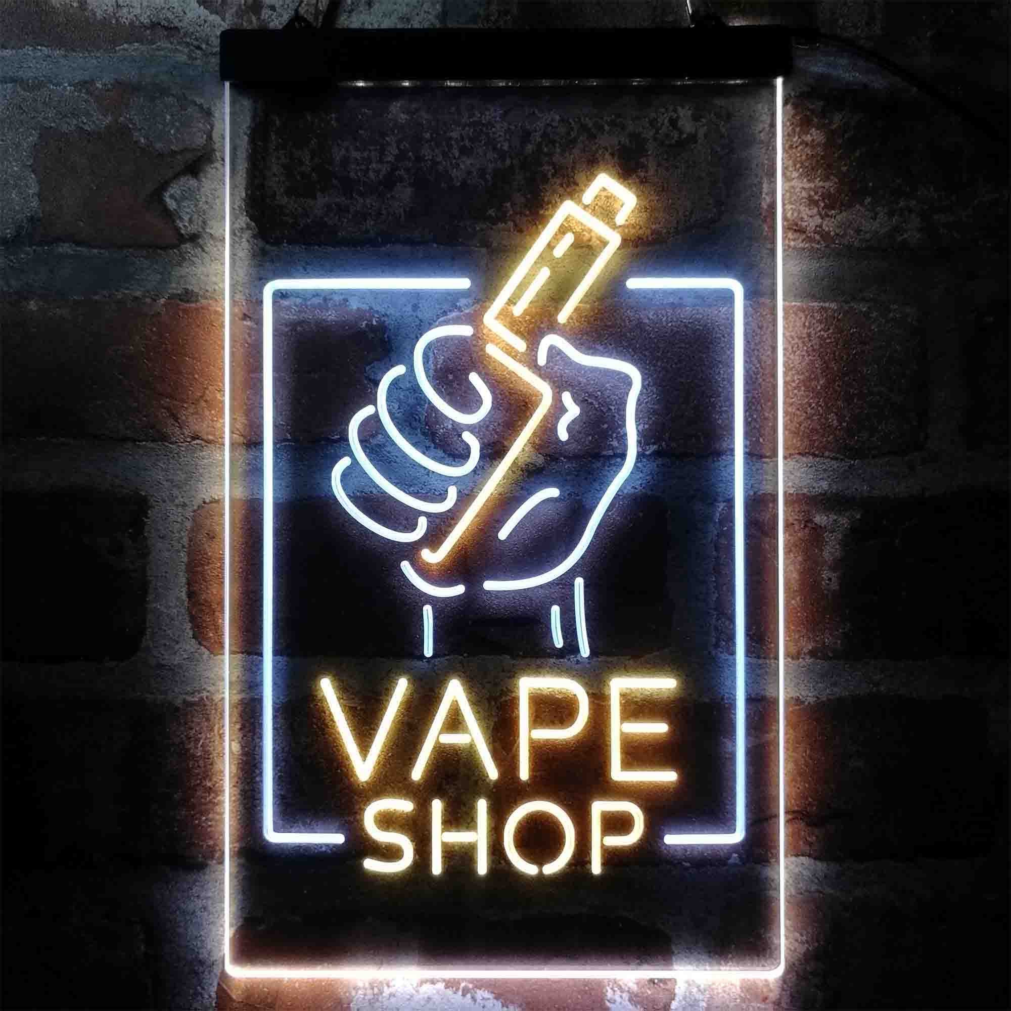 Vape Shop Holding Hand Display Dual Color LED Sign st6-i4018 | Etsy