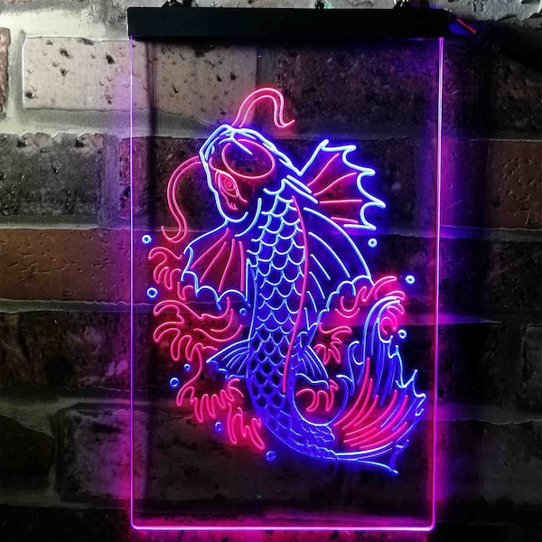 Neon Fish - Etsy