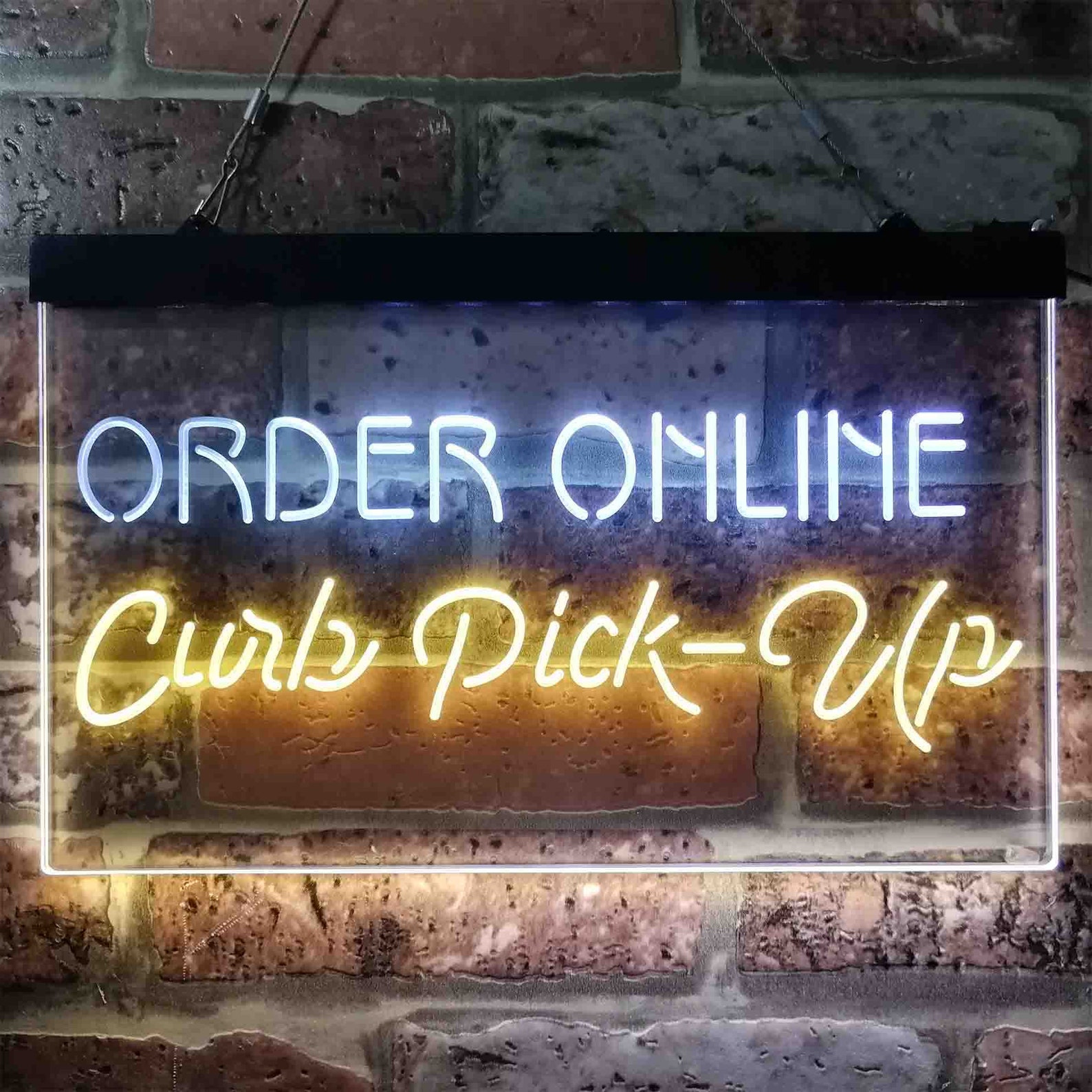 Order Online Curb Pick up Dual Color LED Neon Sign St6-i3851 | Etsy