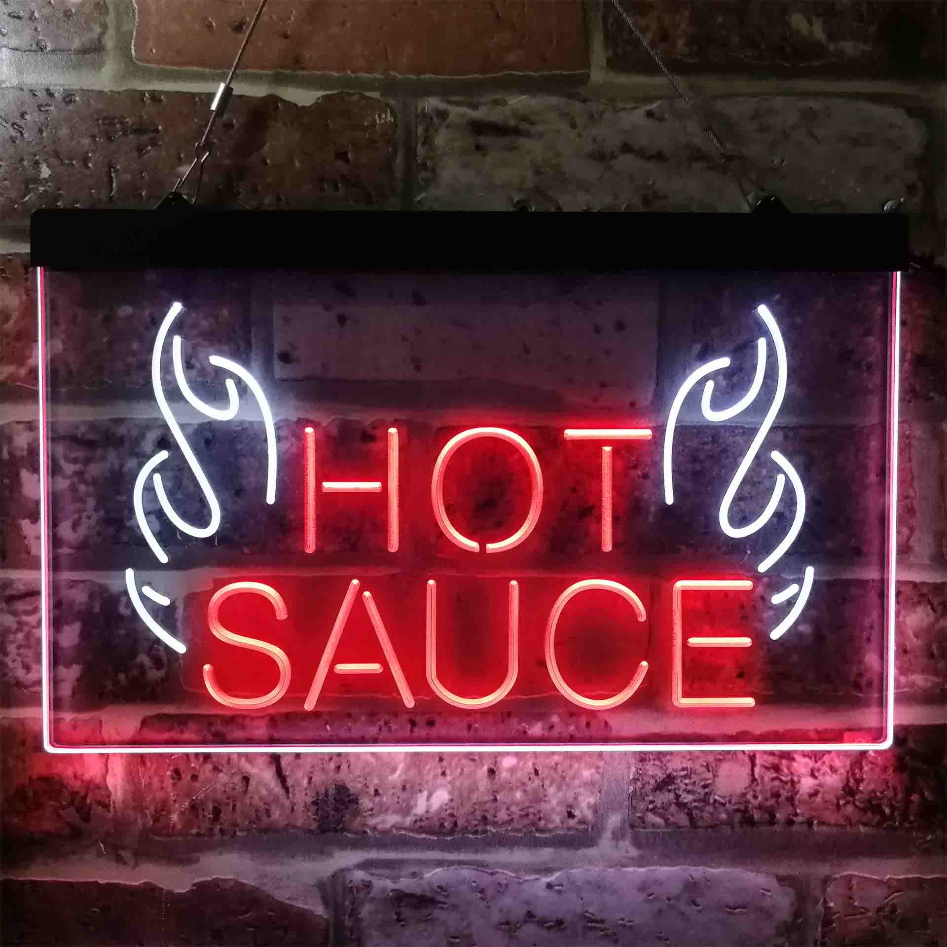 Hot Sauce Dual Color LED Neon Sign St6-i3890 - Etsy