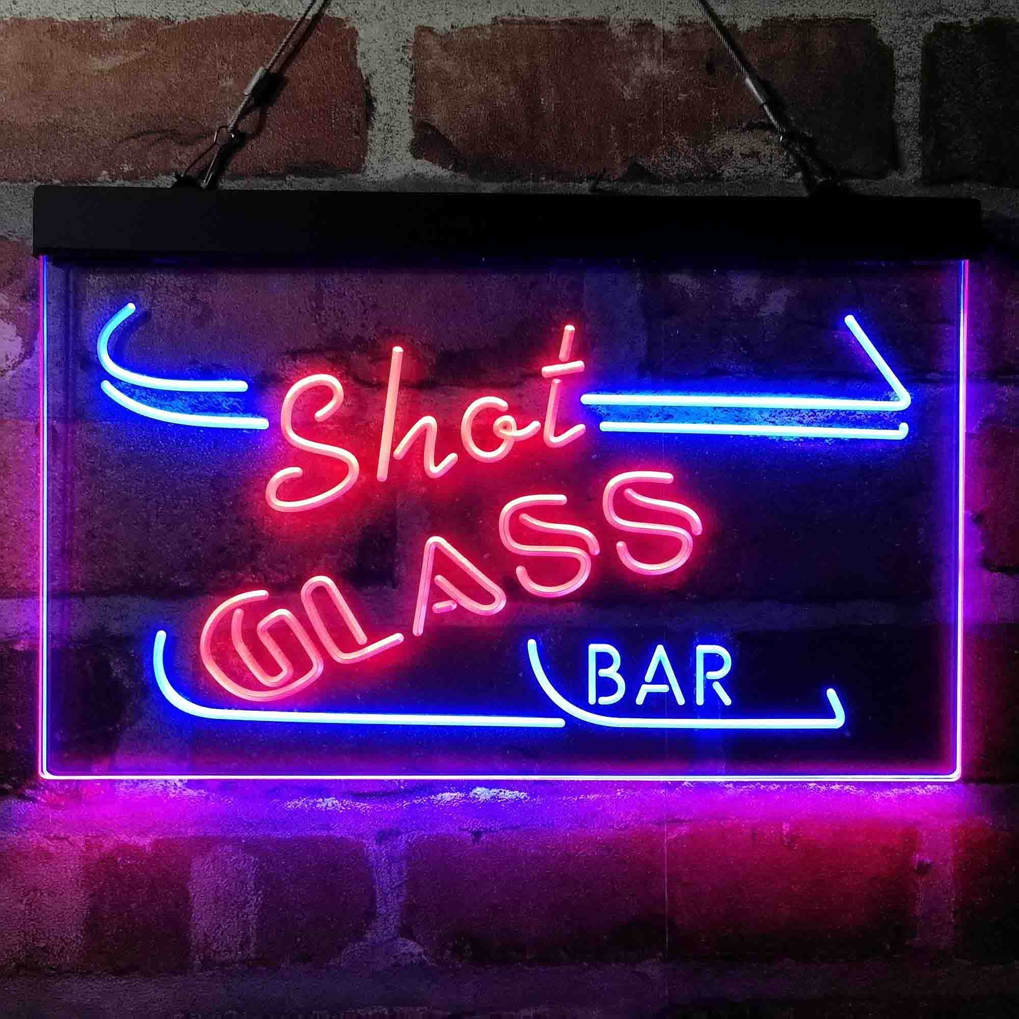 Shot Glass Bar Dual Color LED Neon Sign St6-i4075 | Etsy