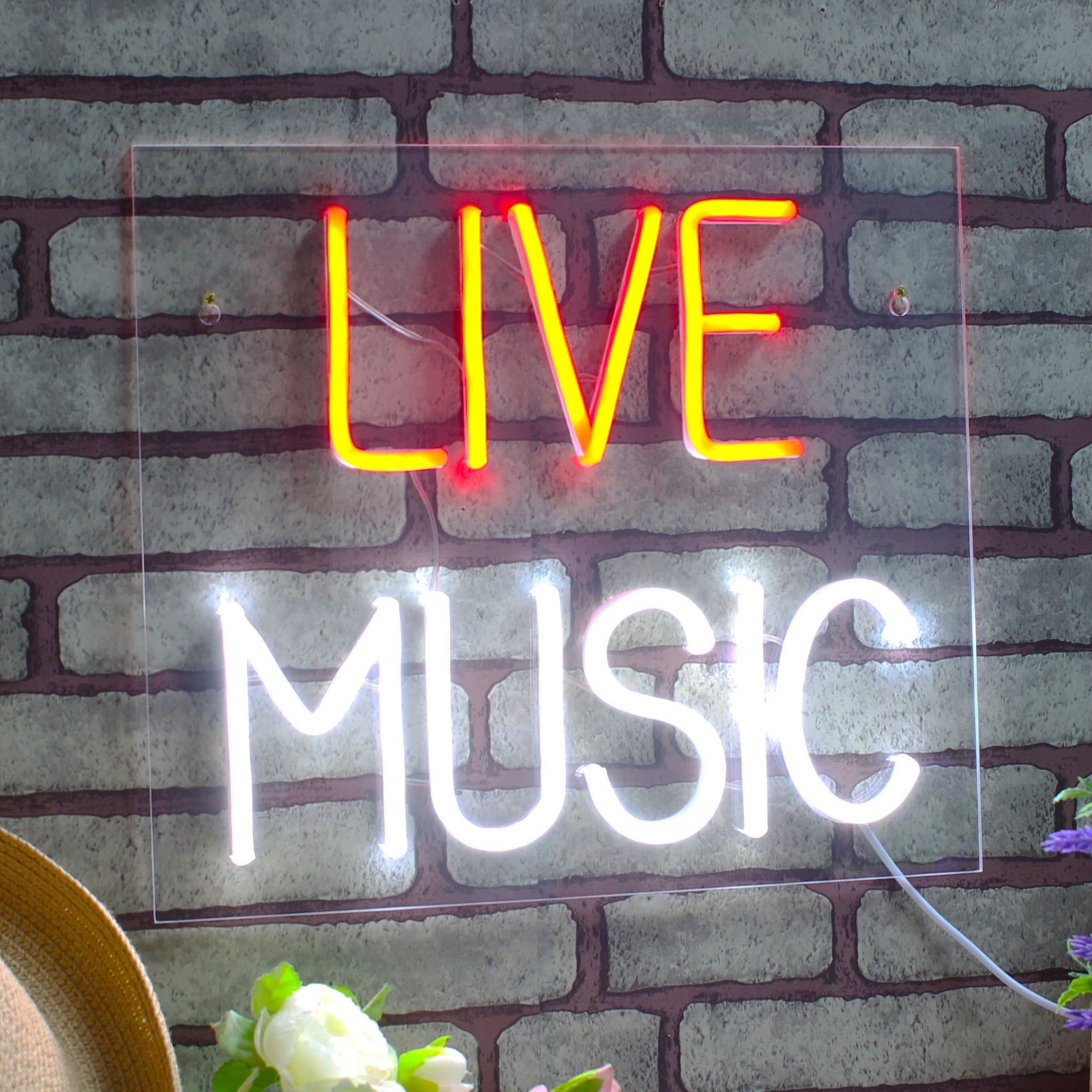 Live Music Bar Flex Silicone LED Neon Sign St16-fnu0071 - Etsy