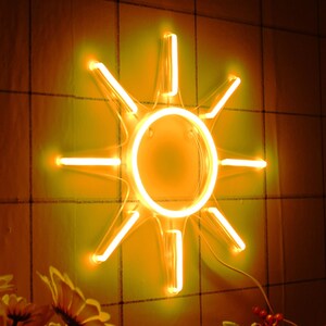 Sun Bright Room Decoration Flex Silicone LED Neon Sign St16-fnu0012 - Etsy
