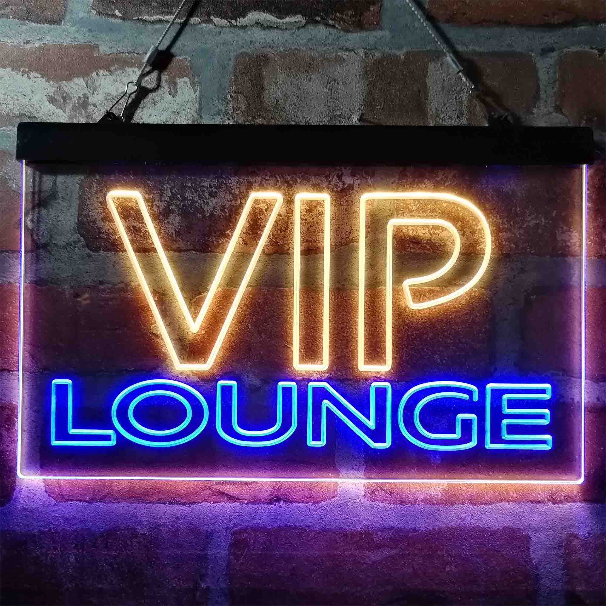 VIP Lounge Display Dual Color LED Neon Sign st6-i3996 | Etsy