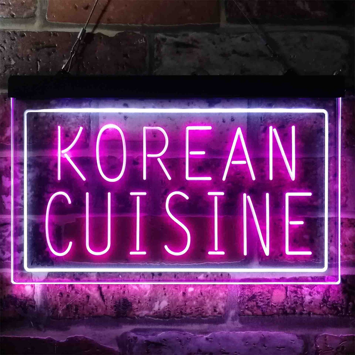 Korean Cuisine Restaurant Dual Color LED Neon Sign St6-i3843 - Etsy