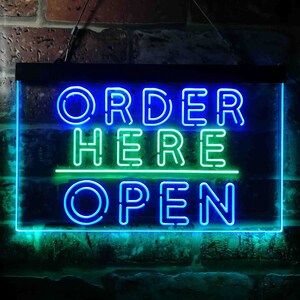 Order Here Open Display Dual Color LED Neon Sign St6-i3647 - Etsy