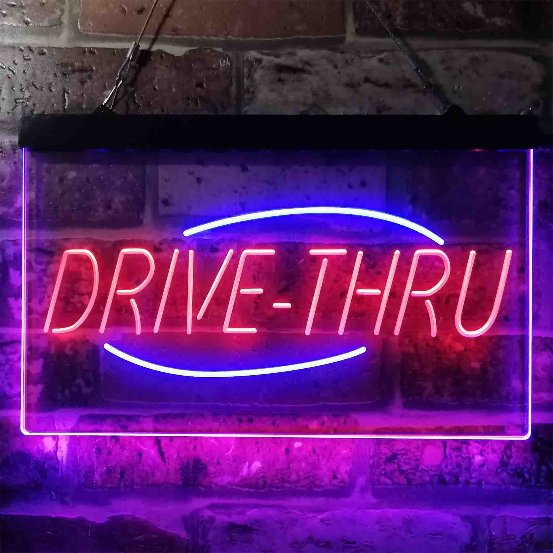 Drive Thru Display Dual Color LED Neon Sign St6-i3858 | Etsy