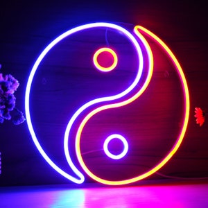 Tai Chi Symbol Decoration Flex Silicone LED Neon Sign St16-fnu0066 - Etsy