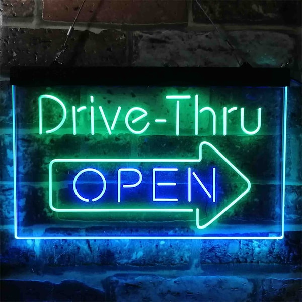 Drive Thru Neon Signs - Etsy