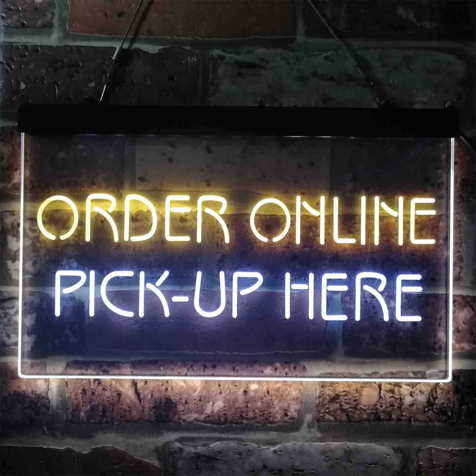 Order Online Pick up Here Shop Dual Color LED Neon Sign - Etsy