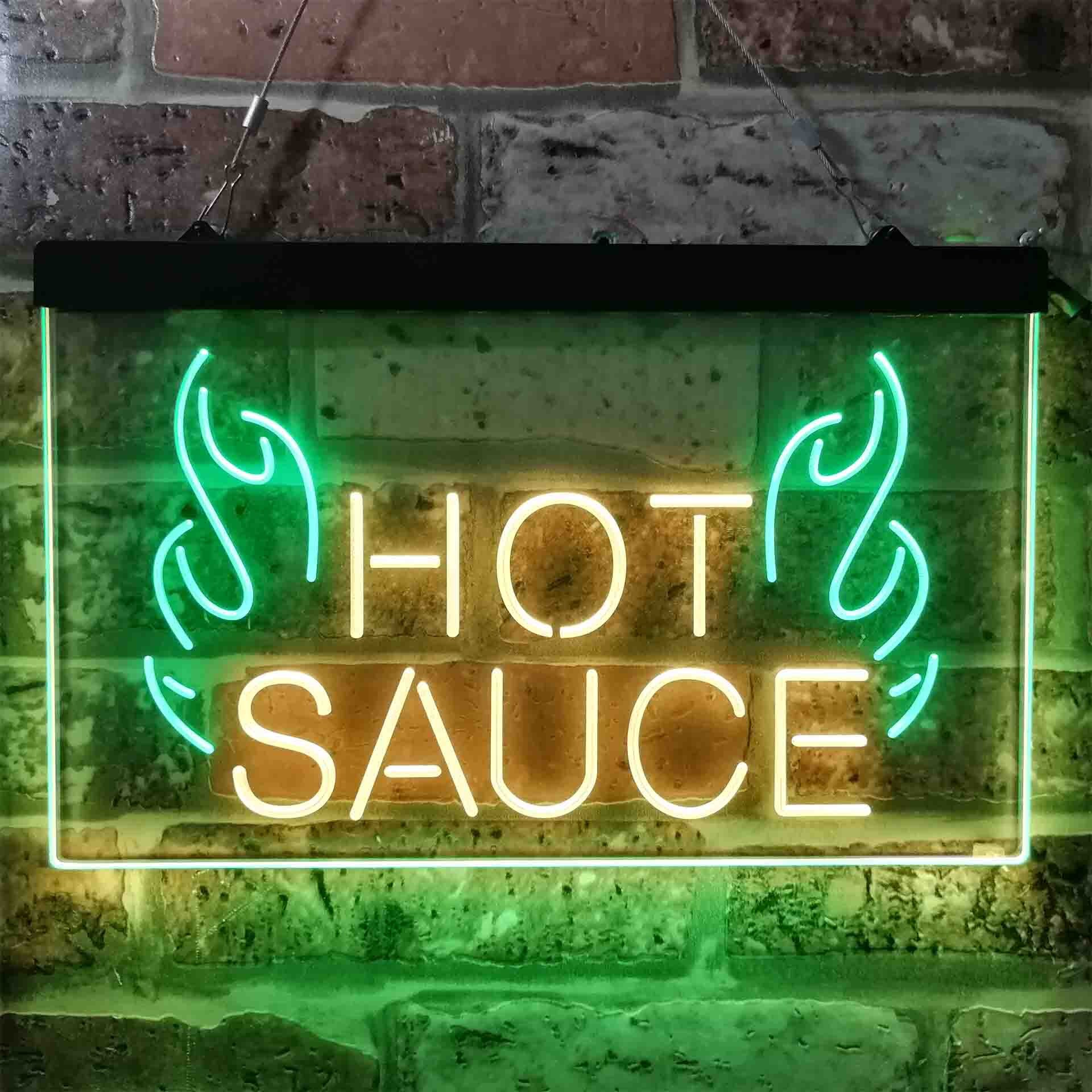 Hot Sauce Dual Color LED Neon Sign St6-i3890 - Etsy