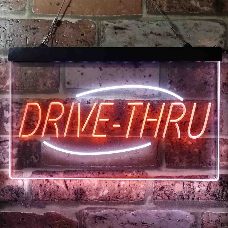 Drive Thru Display Dual Color LED Neon Sign St6-i3858 | Etsy