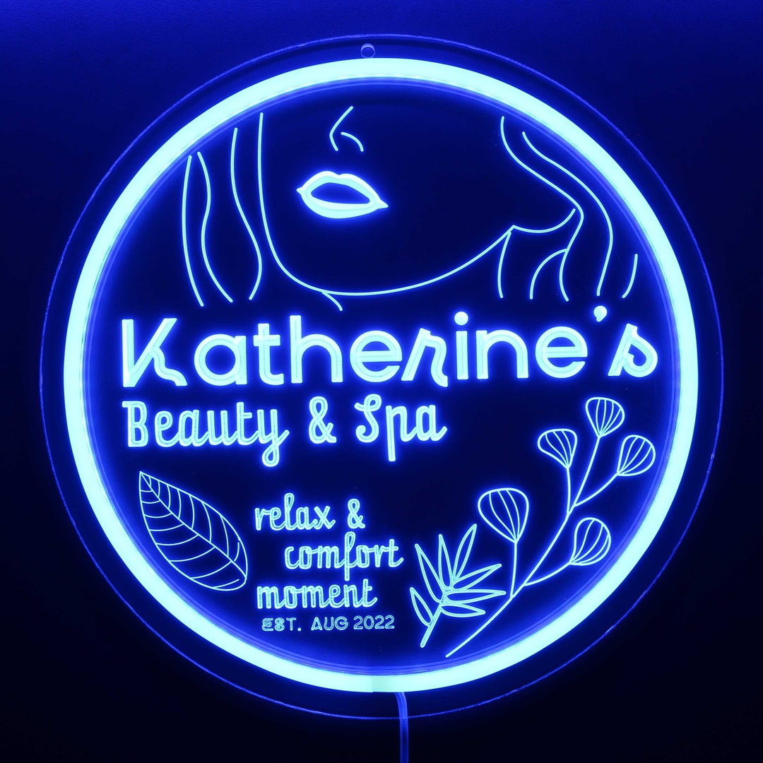 Beauty and Spa Shop Signage Decoration Decor Ultra-bright Lite LED Neon ...