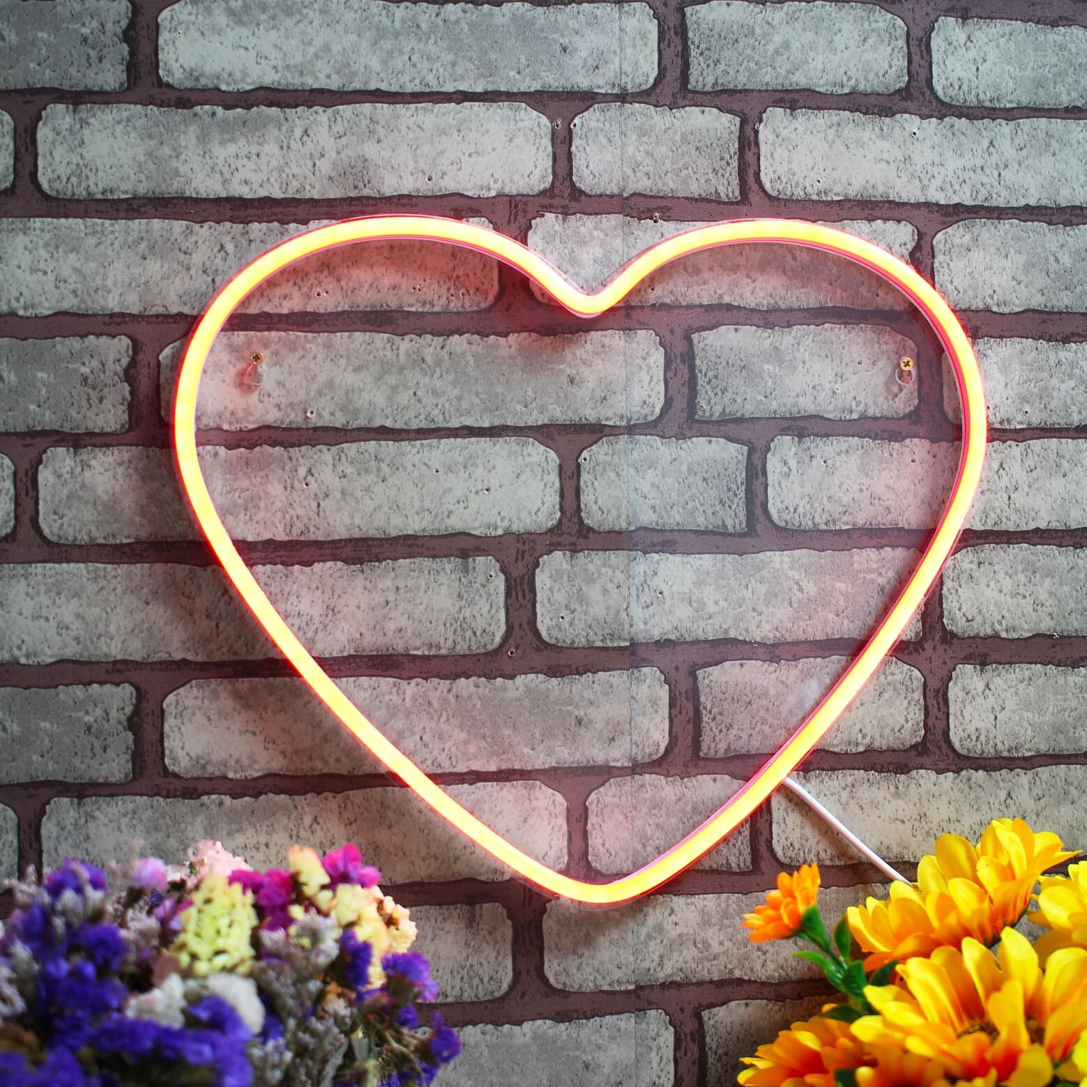 Heart Girl Room Flex Silicone LED Neon Sign St16-fnu0051 | Etsy