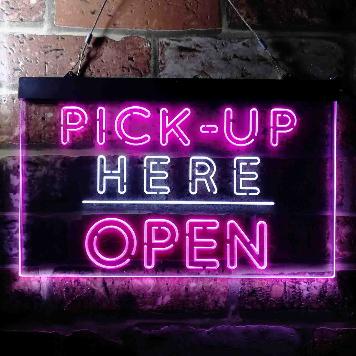 Pick Up Here Open Display Dual Color LED Neon Sign st6-i3648 | Etsy