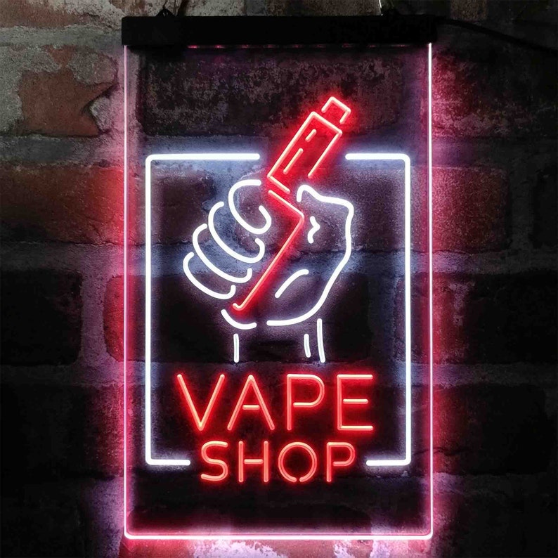 Vape Shop Holding Hand Display Dual Color LED Sign St6-i4018 - Etsy