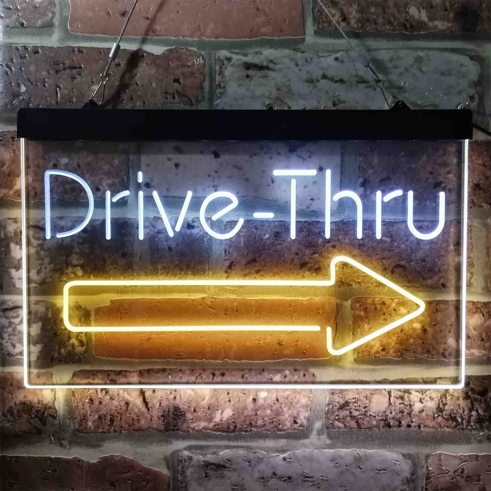 Drive Thru Arrow Right Dual Color LED Neon Sign St6-i3895 - Etsy