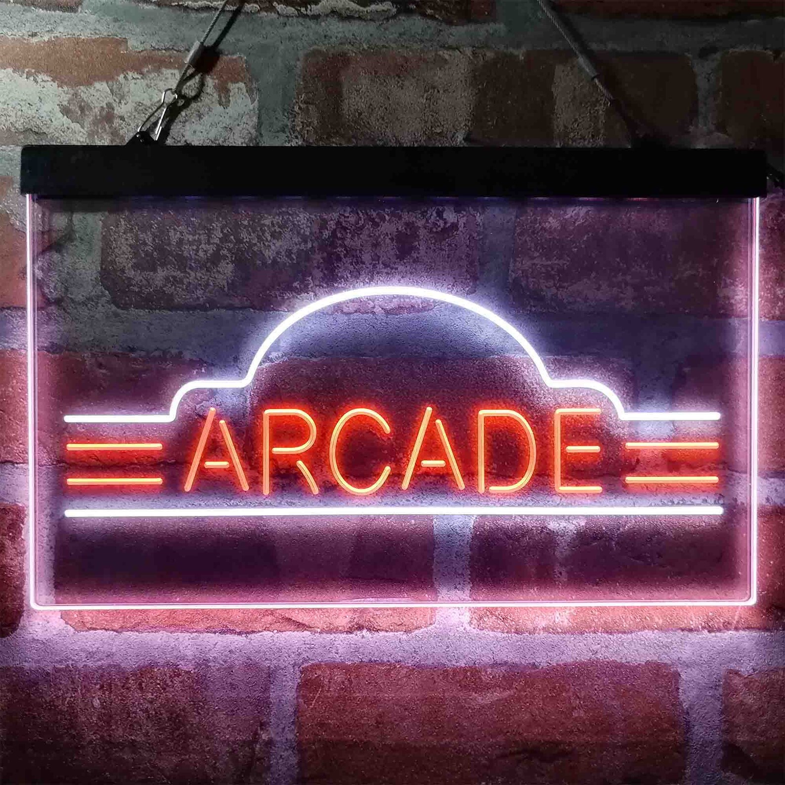 Vintage Arcade Video Games Display Dual Color LED Neon Sign - Etsy