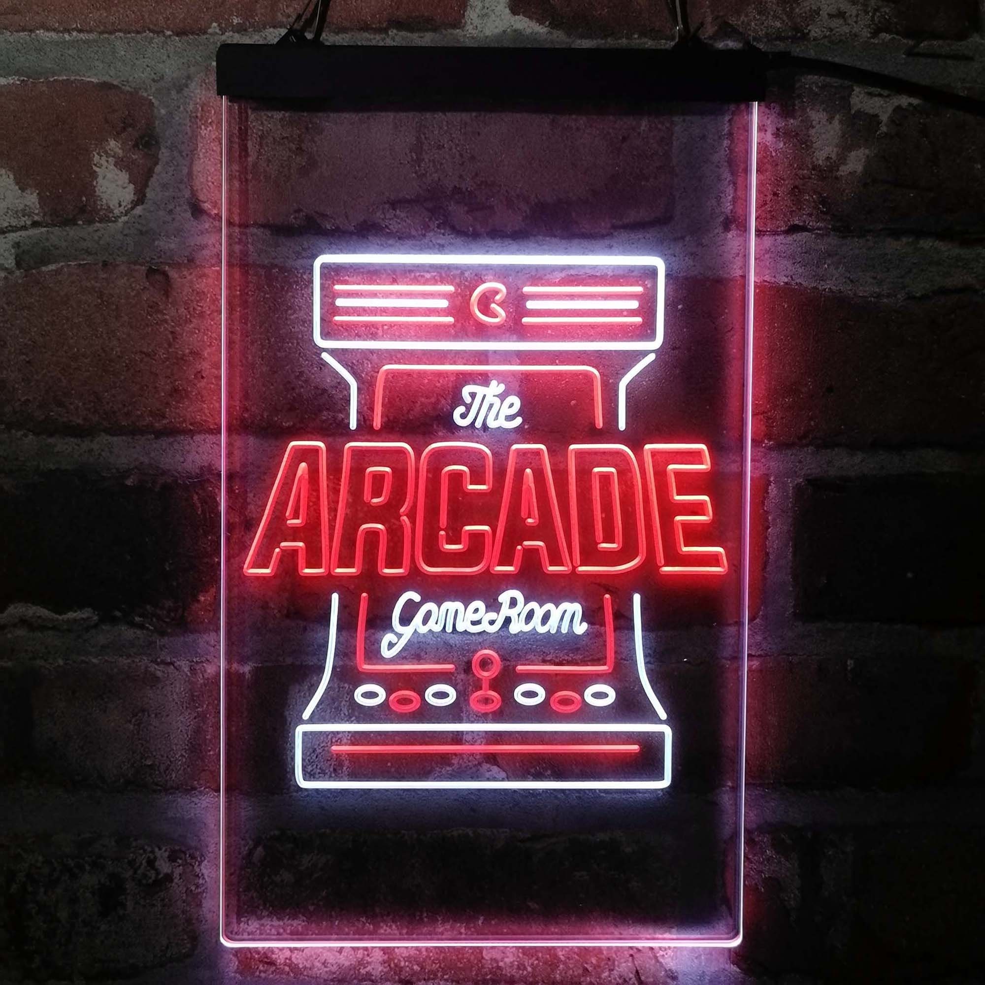The Arcade Game Room Console Dual Color LED Sign St6-i4135 | Etsy