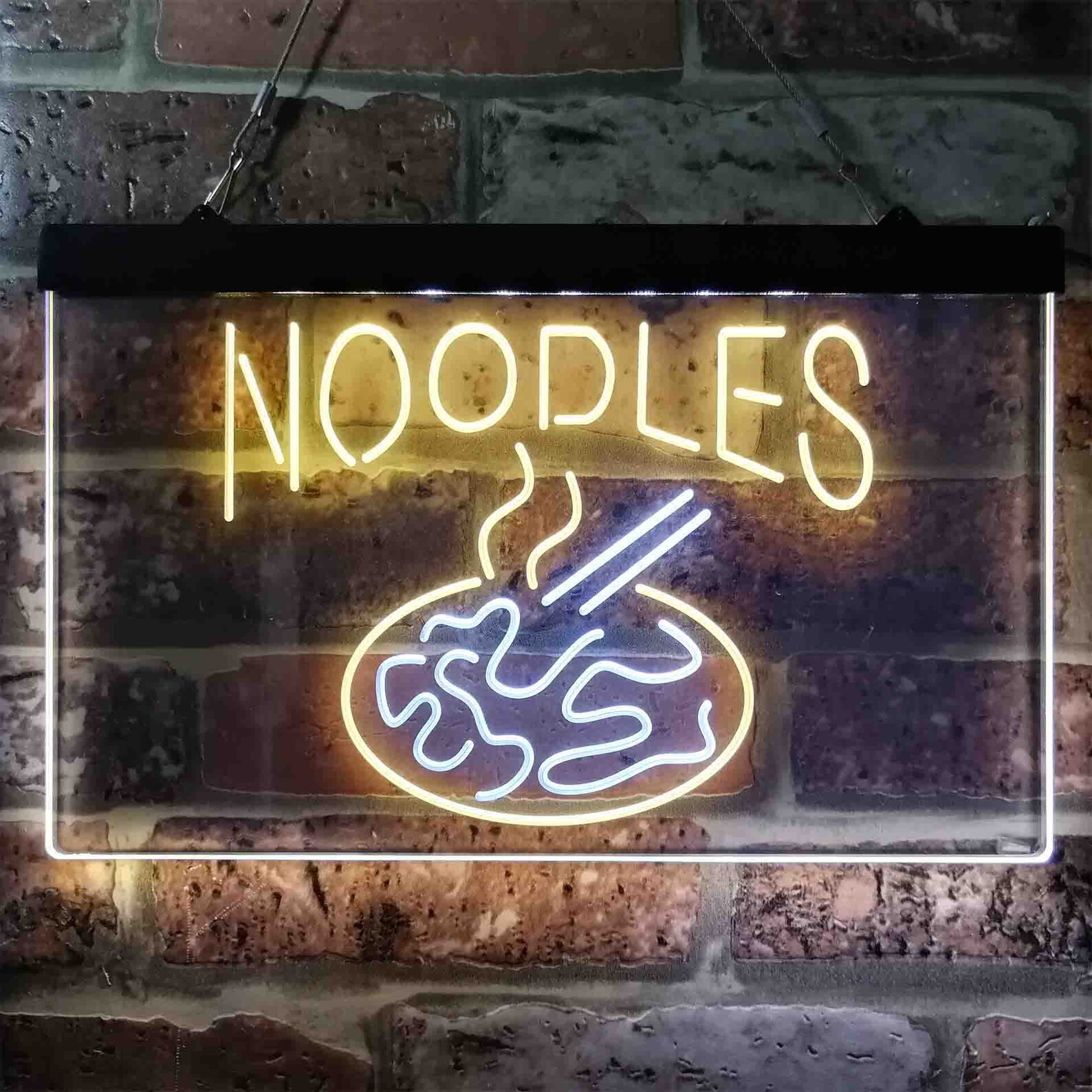 Noodles Fire Snack Shop Dual Color LED Neon Sign St6-i3855 - Etsy
