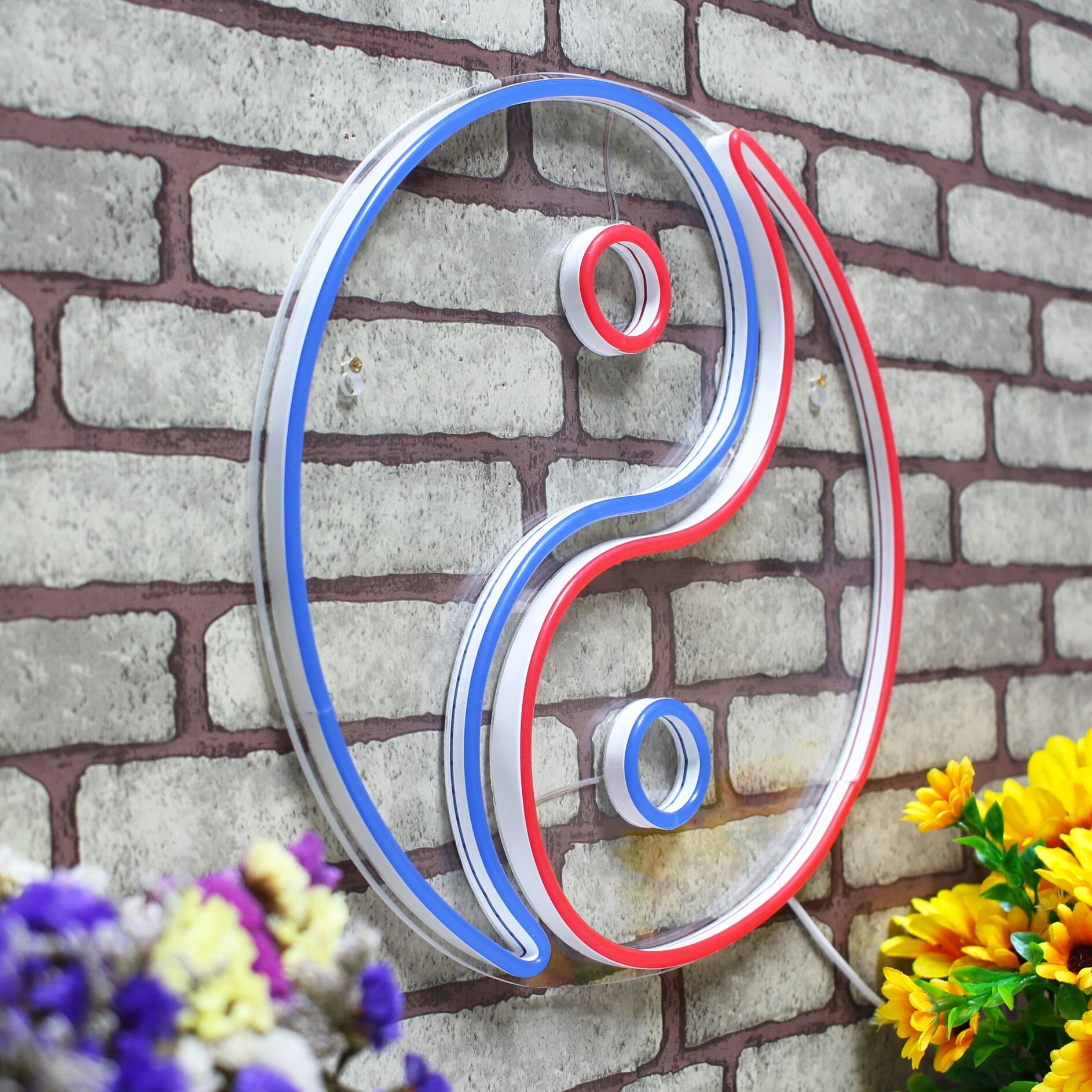 Tai Chi Symbol Decoration Flex Silicone LED Neon Sign St16-fnu0066 - Etsy