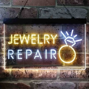 Jewelry Repair Shop Dual Color LED Neon Sign St6-i3871 - Etsy