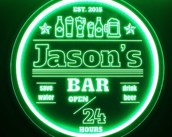 Round Open Neon Sign - Etsy