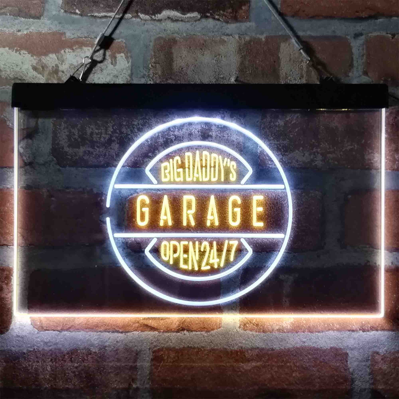 Big Daddy Garage Open 24/7 Dual Color LED Neon Sign St6-i3983 - Etsy