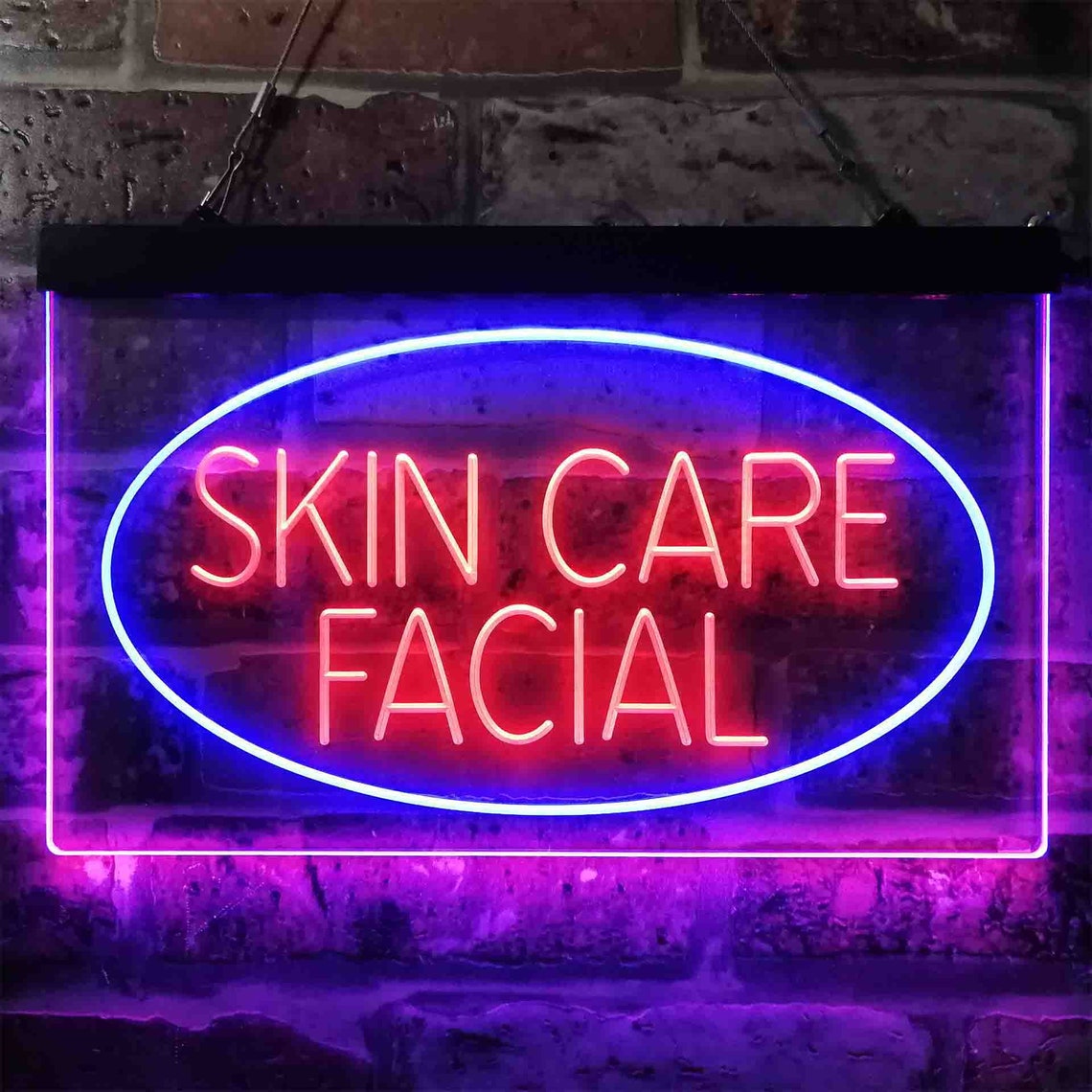 Skin Care Facial Dual Color LED Neon Sign St6-i3859 - Etsy